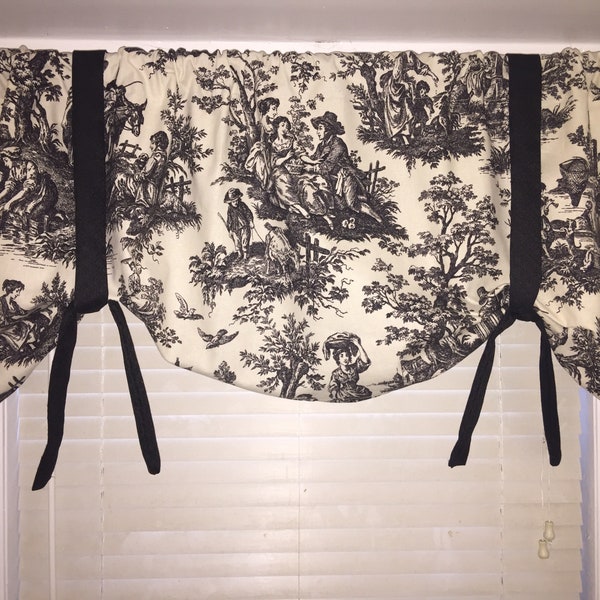 Toile Valance - Etsy
