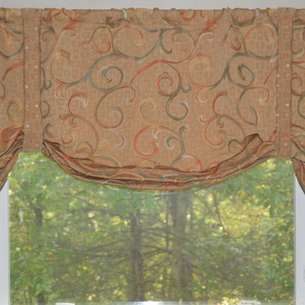 Orange Valance - Etsy