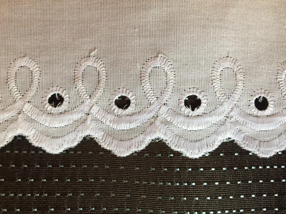 Eyelet Trim White Eyelet Trim Craft White Trim Doll Trim - Etsy