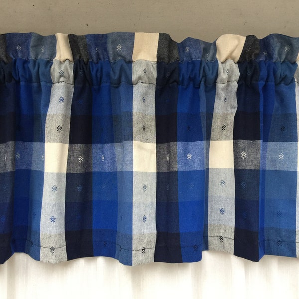 Buffalo Check Valance - Etsy