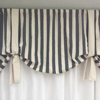 Striped Valance - Etsy