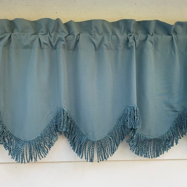 Teal Valance - Etsy