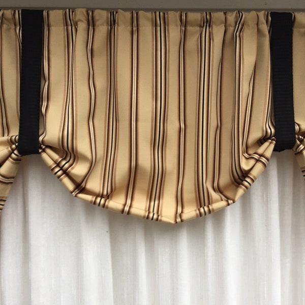 Striped Valance - Etsy