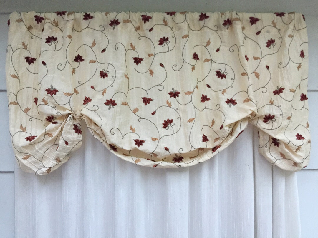 Window Valance, Swag Valance, Poof Valance, Formal Window Valance - Etsy