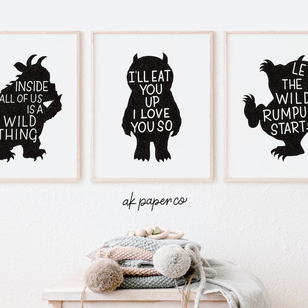 Where the Wild Things Are Wall Decor - Etsy