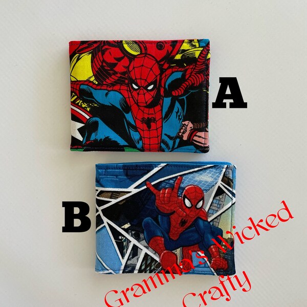 Spiderman Comic Wallet - Etsy