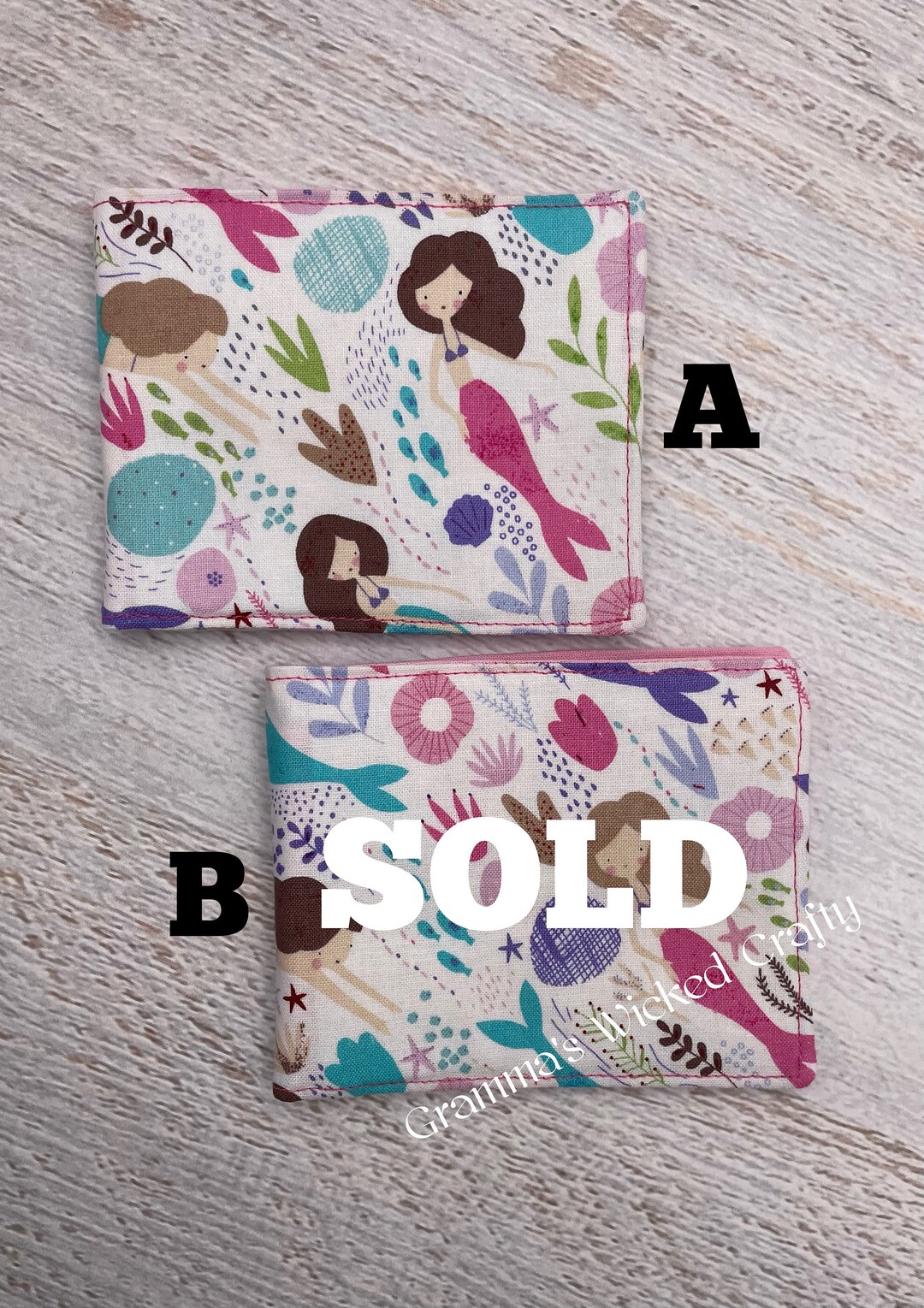 Wallet, Kids Wallet, Adult Wallet, First Wallet, Mermaid Wallet ...