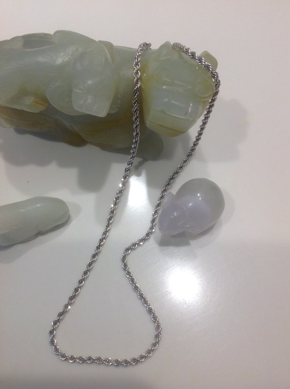 Rope chain necklace - Gem