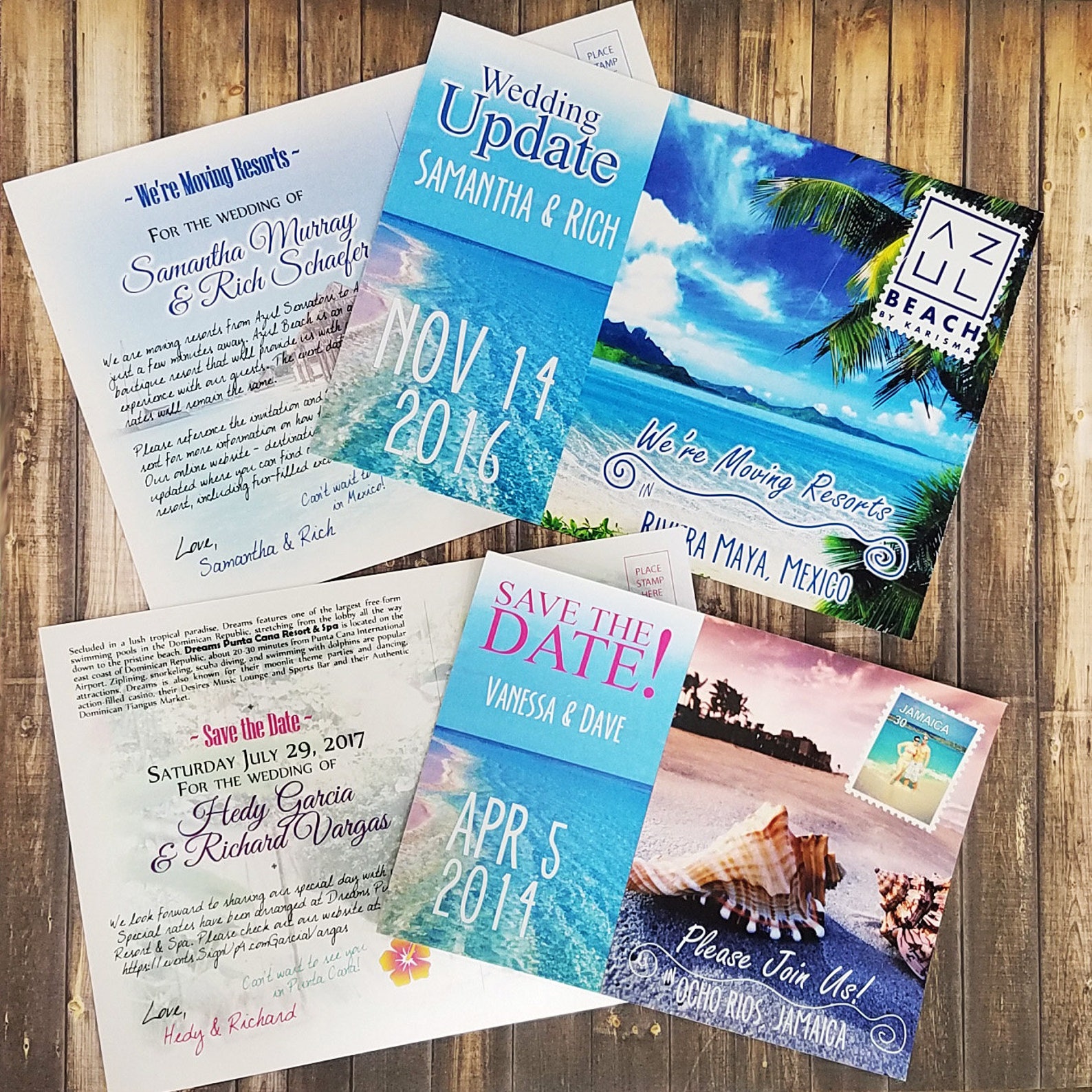 Vanessa's Destination Wedding Invitations DIY T Iffany - Etsy