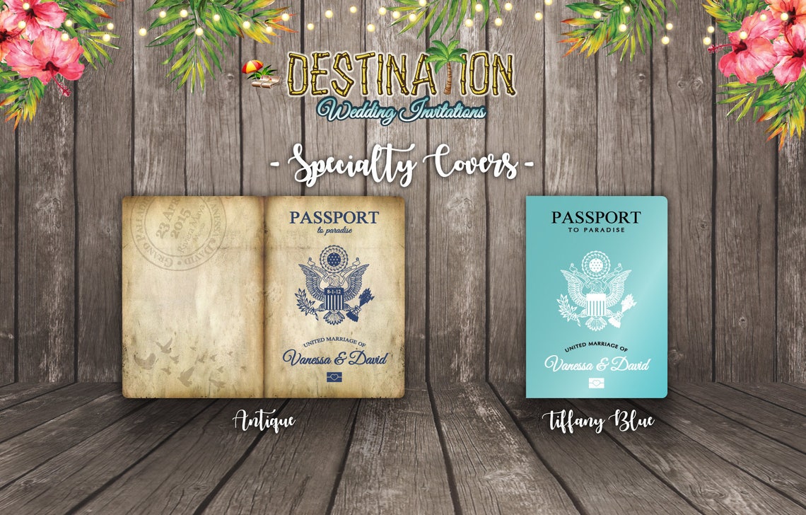 Vanessa's Destination Wedding Invitations DIY T Iffany | Etsy