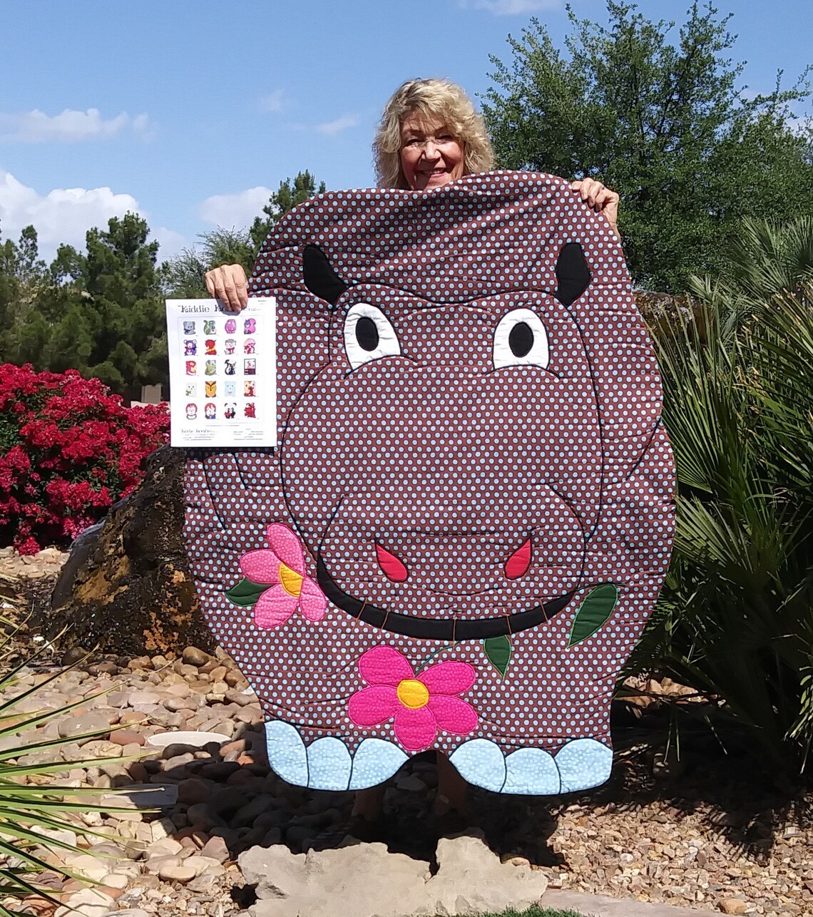 Hippo Quilt Baby Blanket Pattern Sewing Baby Pattern Quilt Kids Pattern ...