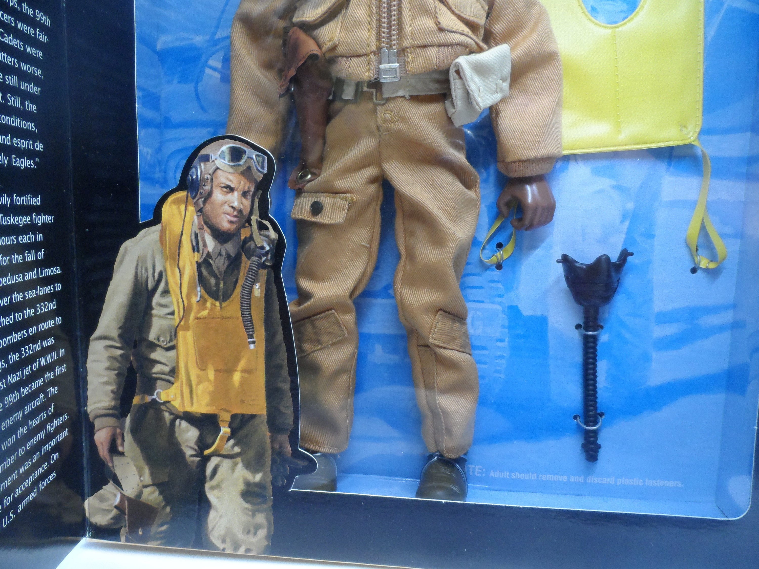 Vintage Hasbro GI Joe Tuskegee Fighter Pilot, 1:6 Scale GI Joe WWII ...