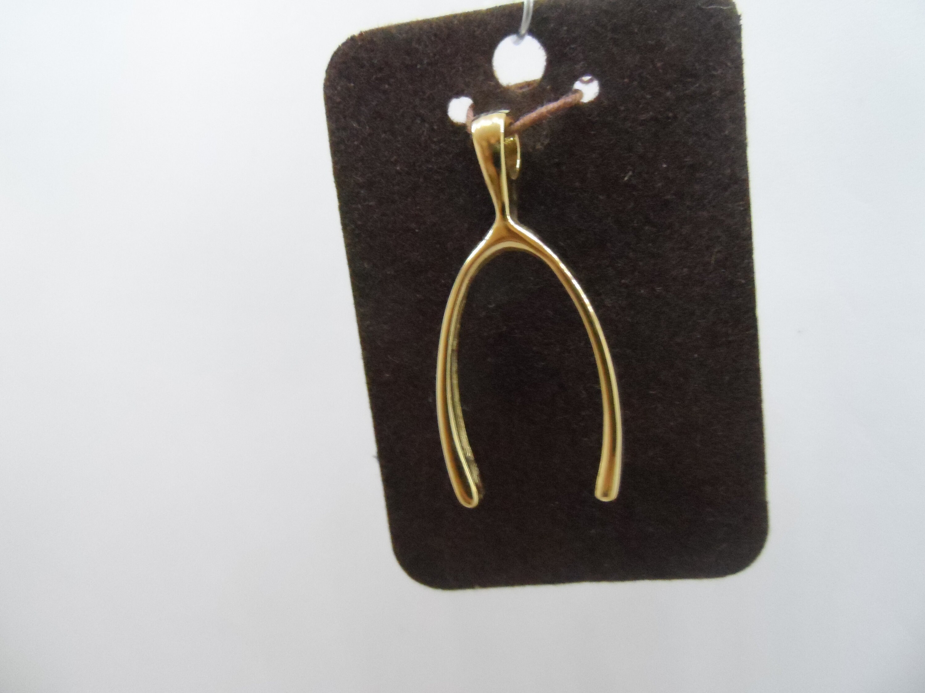 Vintage Charms for Chains wish Bone Charm Gold - Etsy