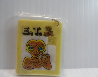 Vintage E.T the Extra Terrestrial Sliding Puzzle Key Chain | Etsy