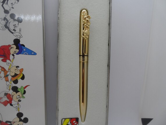 Vintage the Disney Store Exclusive Ball Point Brass Pen - Etsy