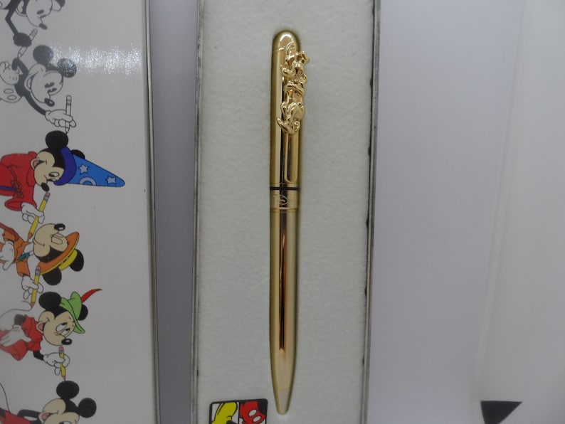 Vintage the Disney Store Exclusive Ball Point Brass Pen "goofy" With ...