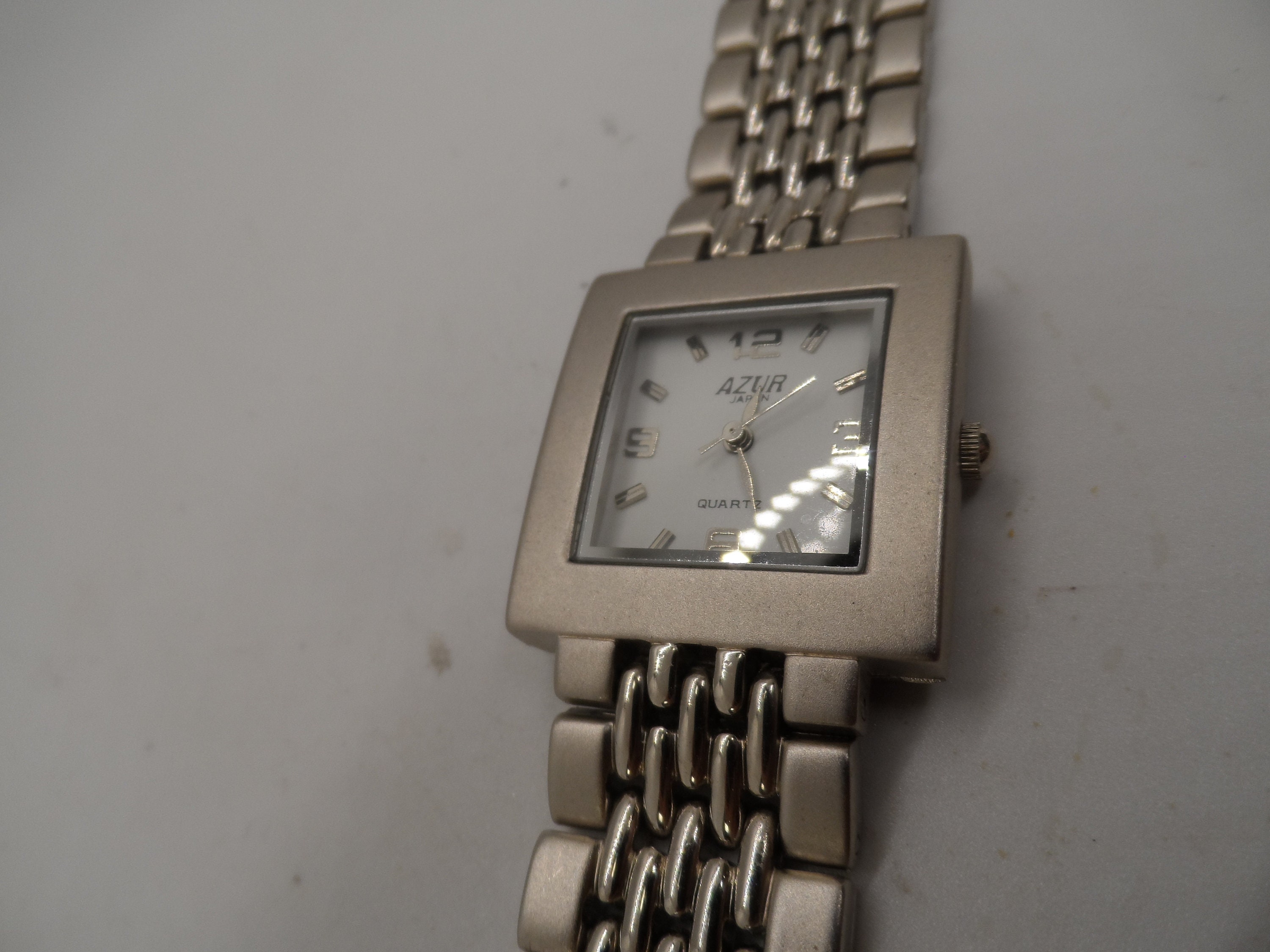 Vintage Stainless Steel Azur Watch - Etsy
