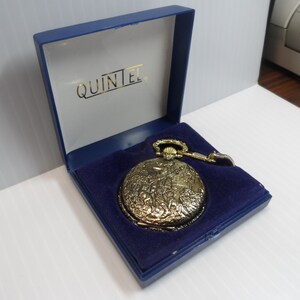 Vintage Quintel Antimagnetic Pocket Watch Hunter Theme, Mechanical ...