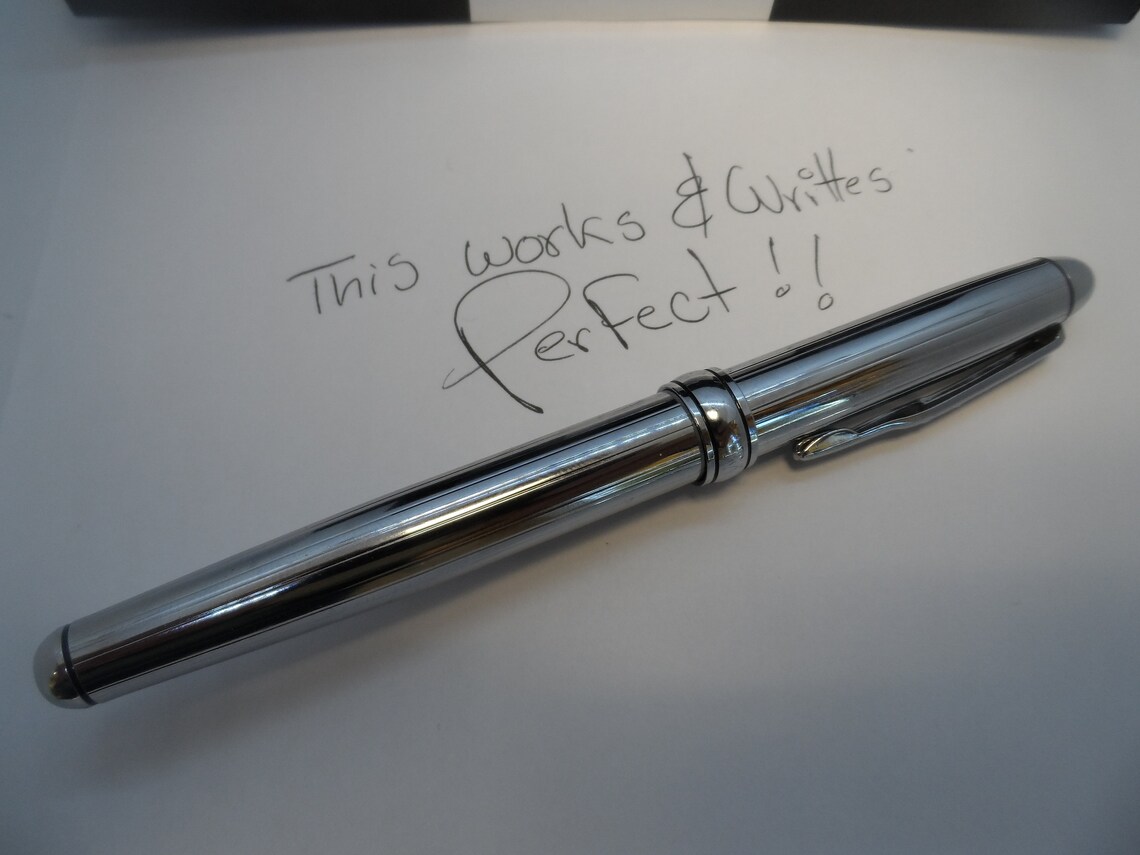 Balmain Paris Pen & Mechanical Pencil Set Chromed, Personalized ...