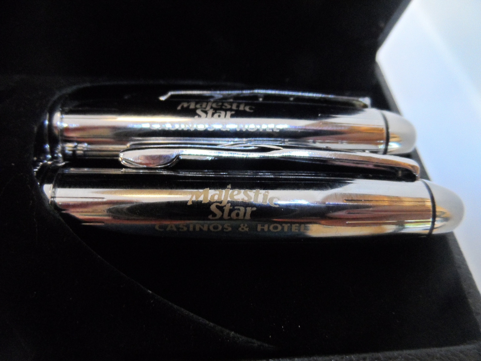 Balmain Paris Pen & Mechanical Pencil Set Chromed, Personalized ...