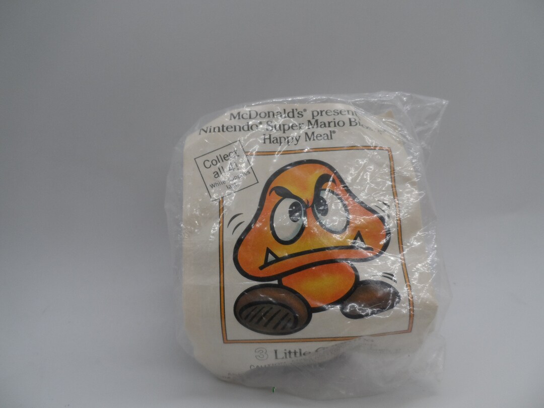 Vintage Little Goomba Super Mario Bros Mcdonalds Toy - Etsy