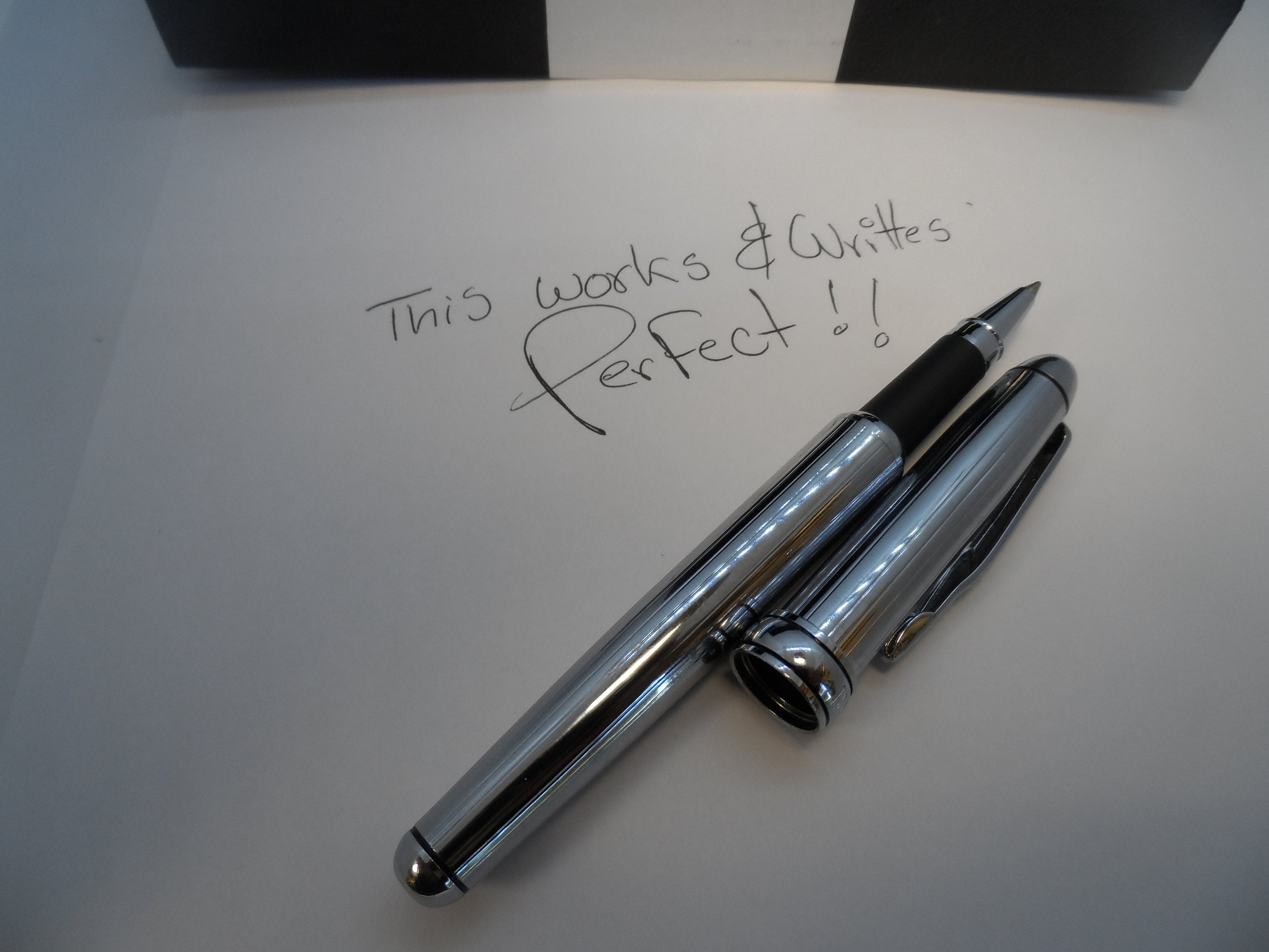 Balmain Paris Pen & Mechanical Pencil Set Chromed, Personalized ...