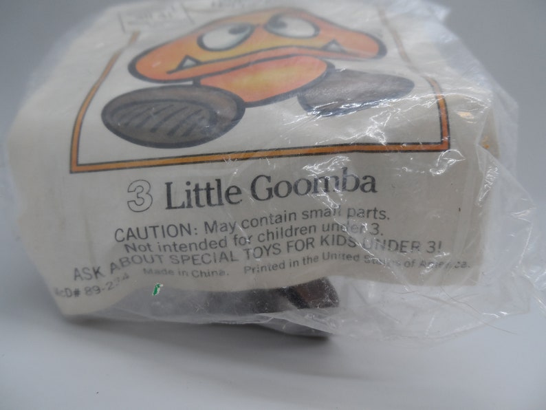 Vintage Little Goomba Super Mario Bros Mcdonalds Toy - Etsy