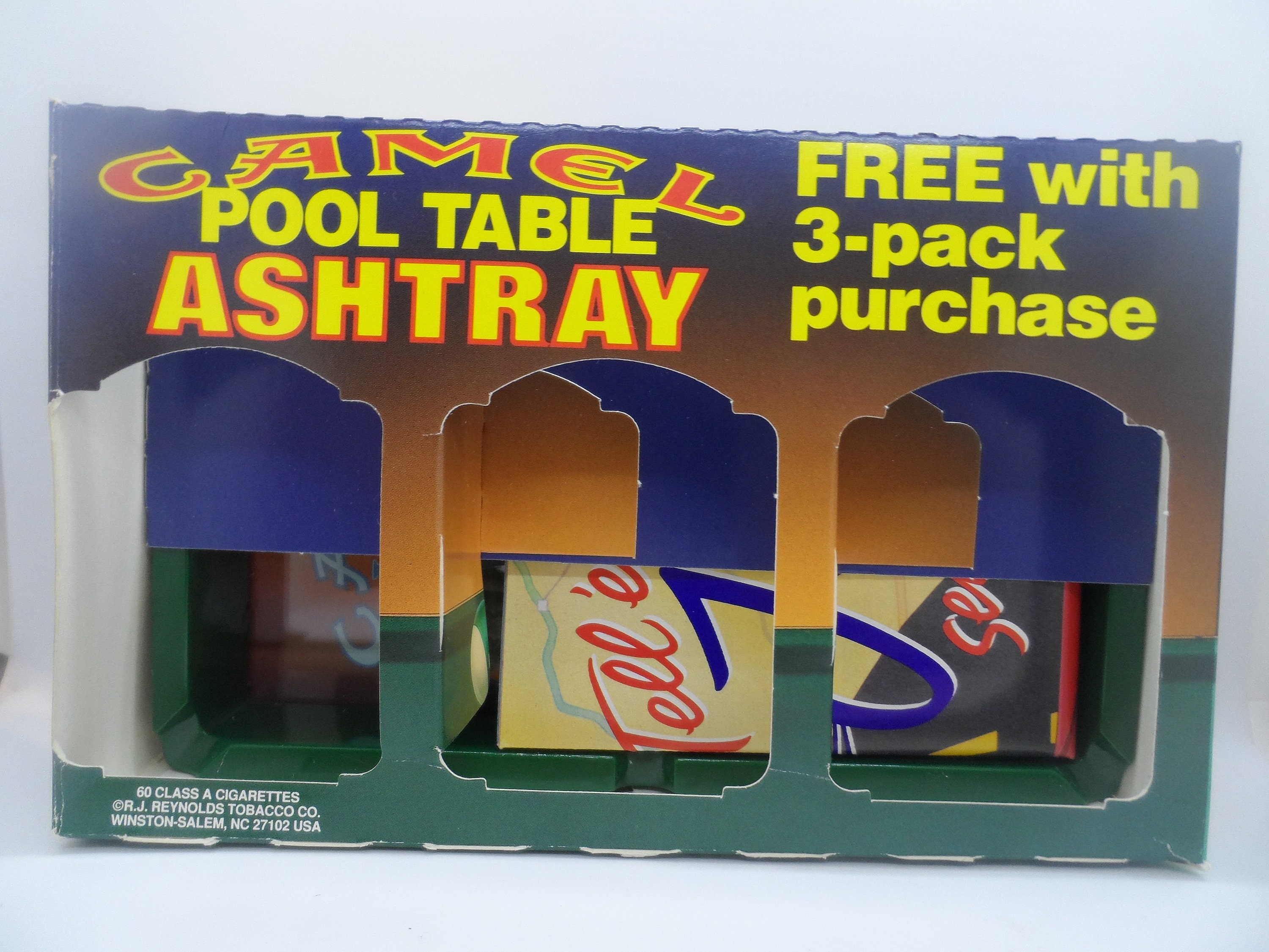 Vintage Camel Pool Table Ashtray came Lights NOS - Etsy Canada