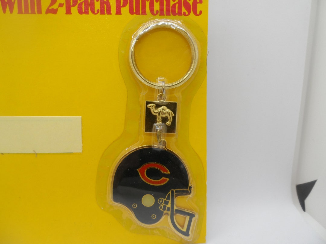 Chicago Bears Key Chain Promotional Camel Cigarette 1986, NOS (new Old ...