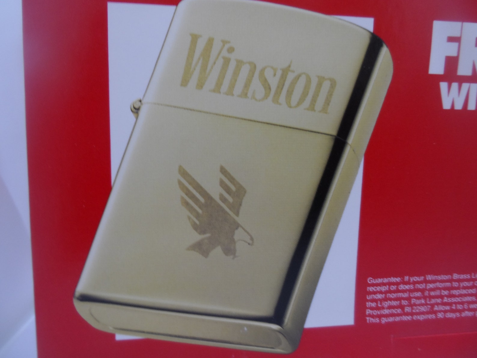 Vintage Firebird Winston Eagle Brass Lighter that's Worth a Winston ...