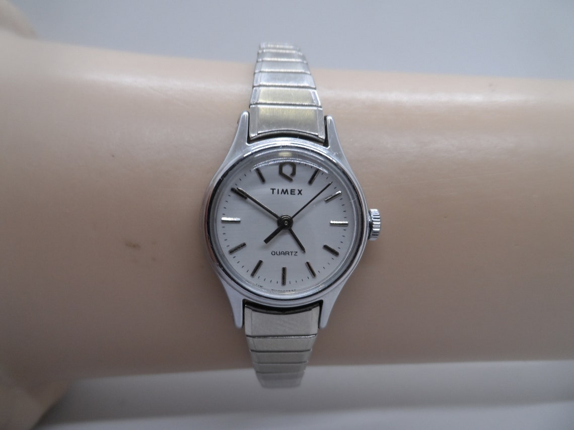 Vintage Ladies Timex BA Cell Quartz Watch Stainless Steel - Etsy