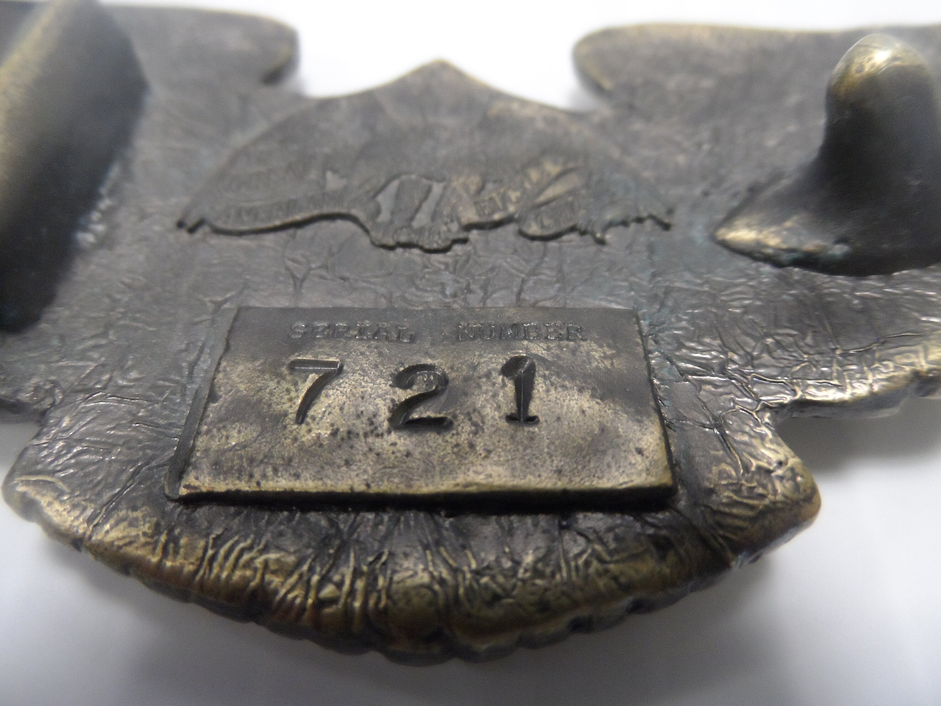 Vintage American Buckles Co. Brass Belt Buckle pilot Beech Wings W/ 3 ...