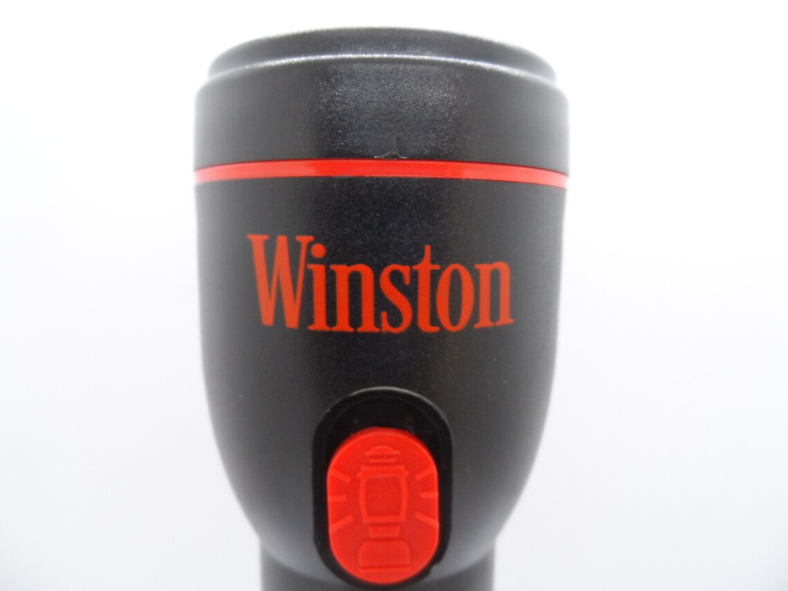 Vintage Winston Flashlight Promotional NOS 1980's R.J - Etsy