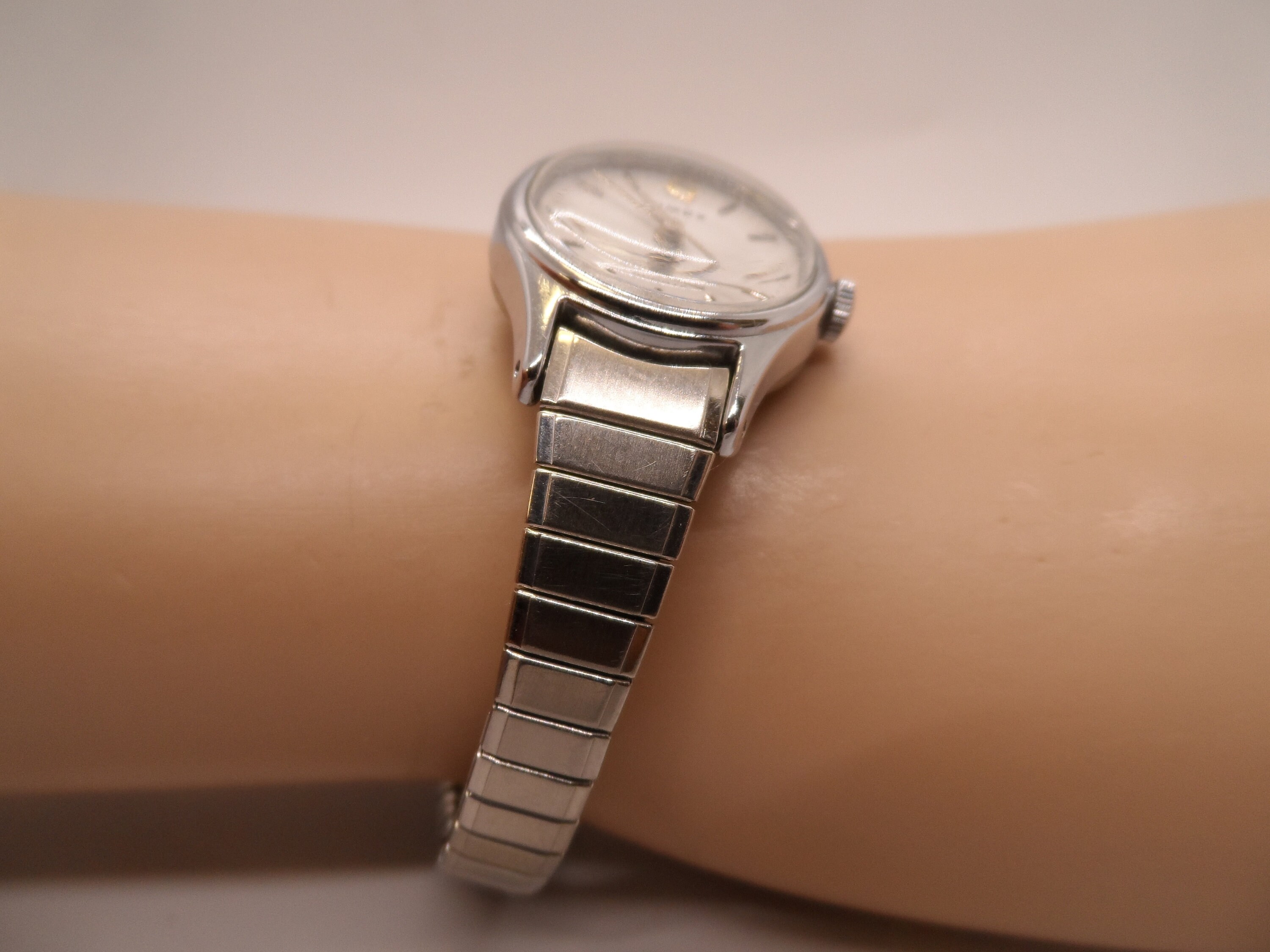 Vintage Ladies Timex BA Cell Quartz Watch Stainless Steel | Etsy