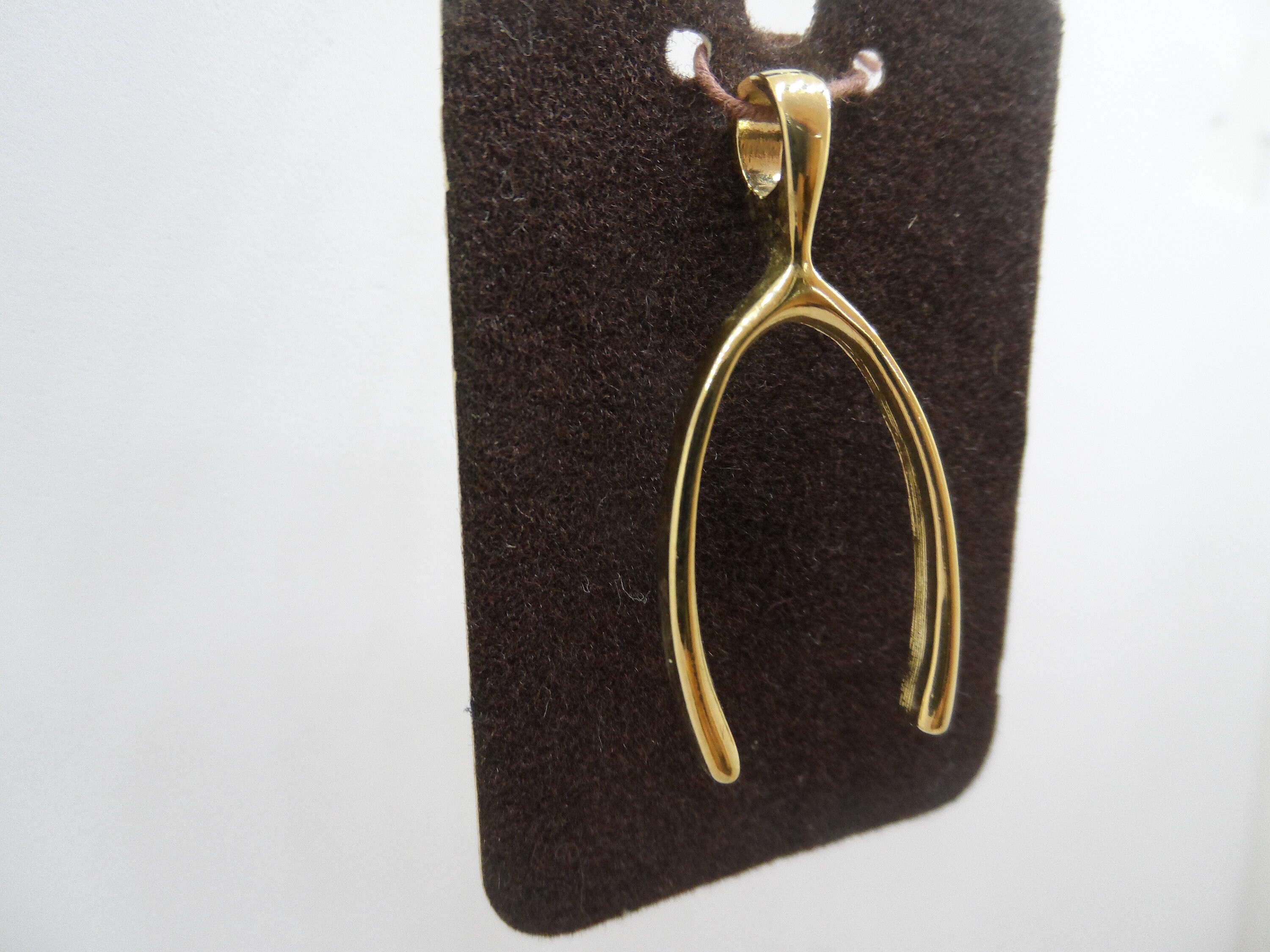 Vintage Charms for Chains wish Bone Charm Gold - Etsy