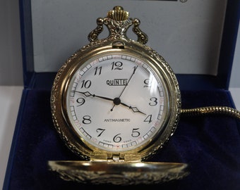 Vintage Quintel Antimagnetic Pocket Watch Hunter Theme | Etsy