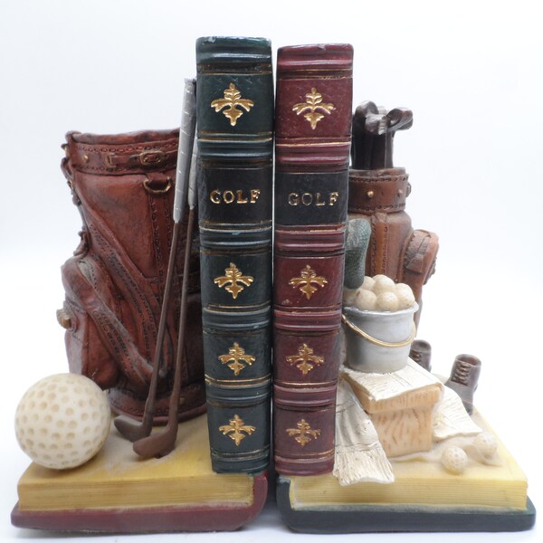 Golf Bookends - Etsy