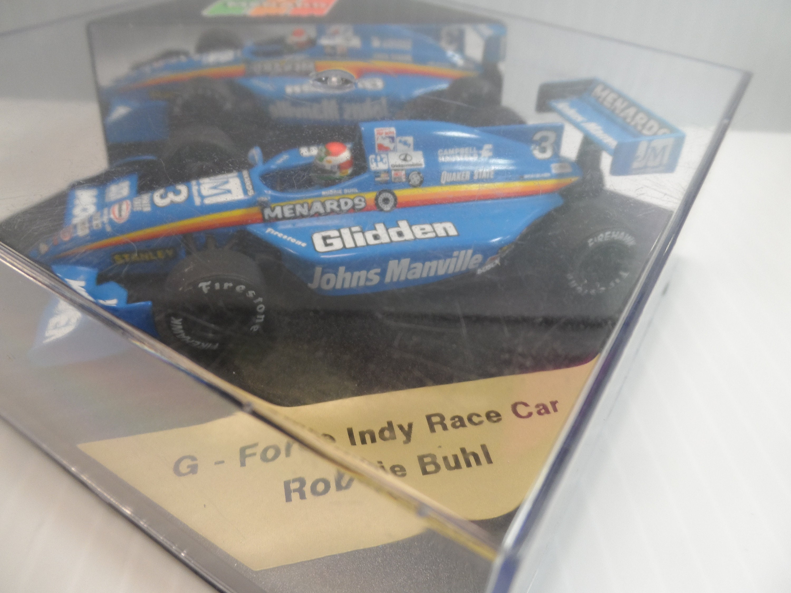 G Force Indy Race Car Robbie Buhl Team Menard In Case ONYX | Etsy