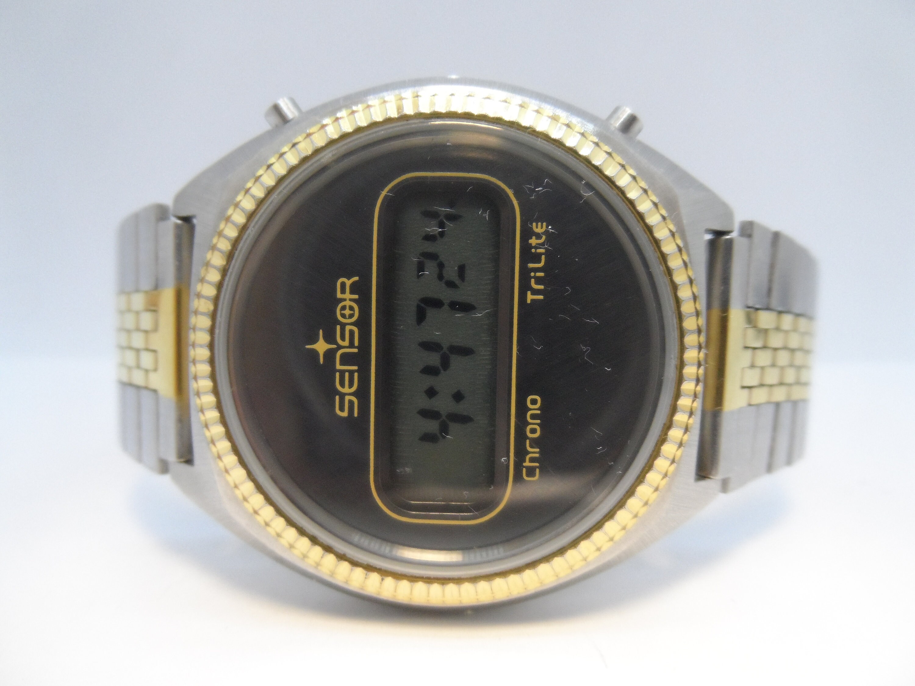 Men's Vintage Sensor Chrono Trilite mdsi3h Digital Quartz Watch MADE IN ...