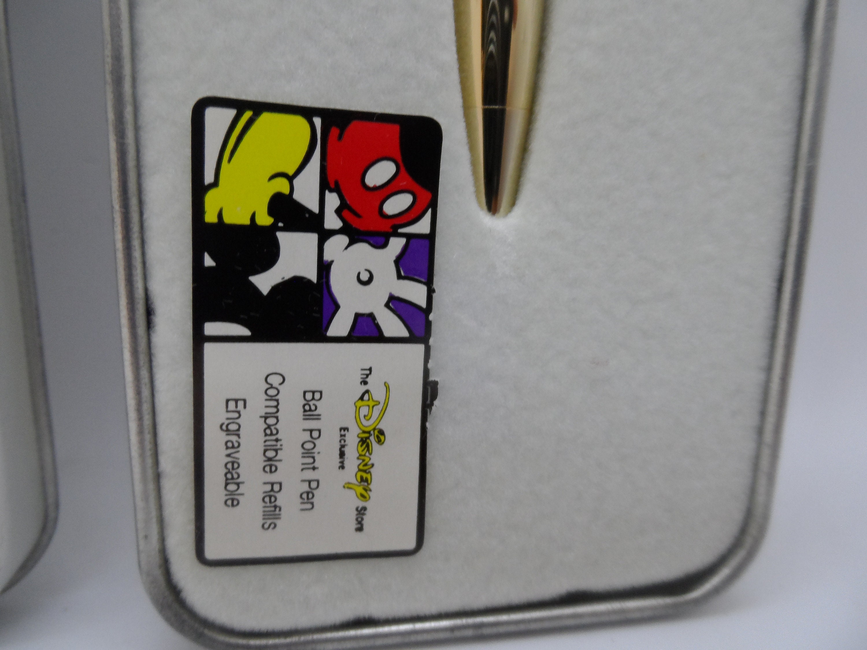 Vintage the Disney Store Exclusive Ball Point Brass Pen "goofy" With ...