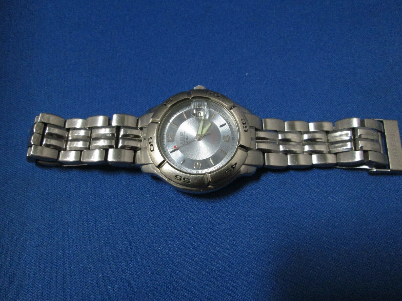 Guess Waterpro Steel Watch 10ATM, Stainless Steel Japan Movement ...