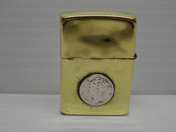 Vintage Brass Zippo Lighter