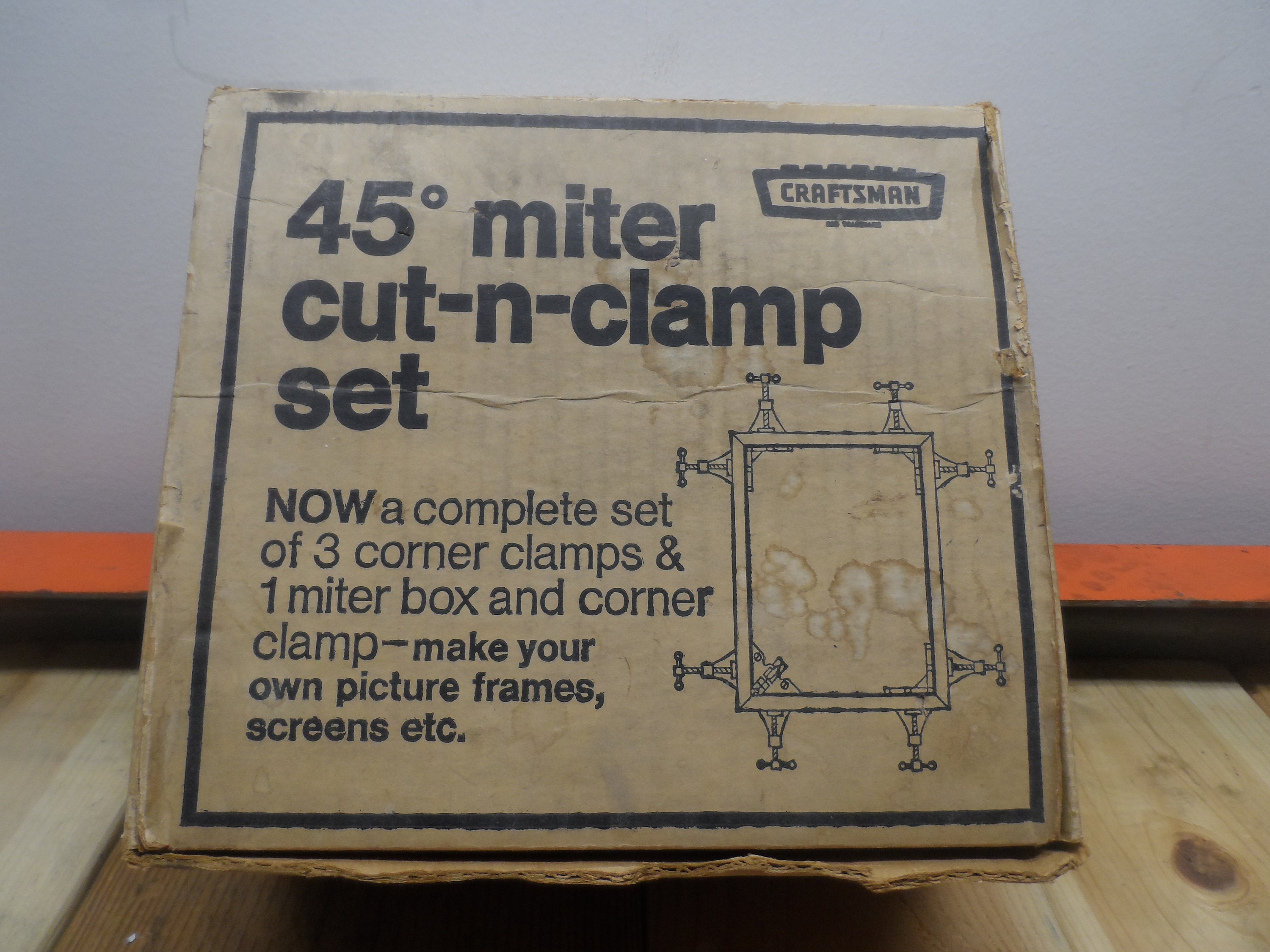 Vintage Cut-n-clamp Set Craftsman 45-degree Miter #966614 - Etsy
