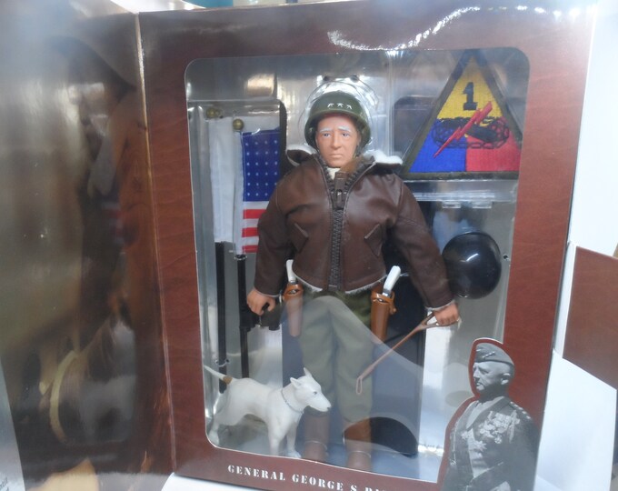 Vintage Hasbro General George S. Patton GI Joe Historical Commanders ...