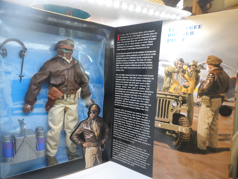 Vintage Hasbro GI Joe Tuskegee Bomber Pilot, 1:6 Scale GI Joe WWII ...