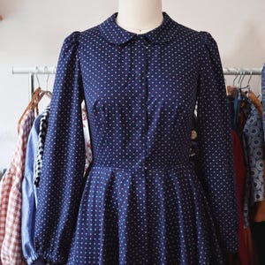 Berry Dress Sewing Pattern, Peter Pan Collar, Circle Skirt (digital ...