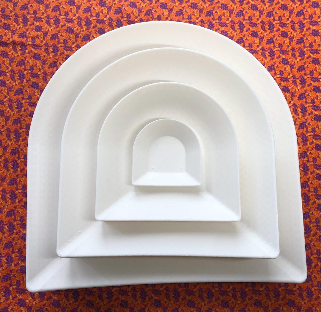 Set of 4 ARCH Drape Slump Mould for Pottery Air Drying Clay Tool - Etsy