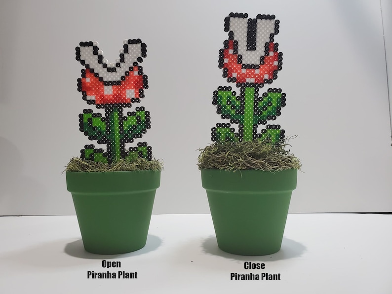 Mario Brothers Plants Piranha Plant Video Game Plants Mario - Etsy
