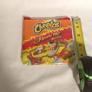 Recycled Bag, Hot Cheetos Coin Bag/flaming Hot Cheetos, Coin Purse ...