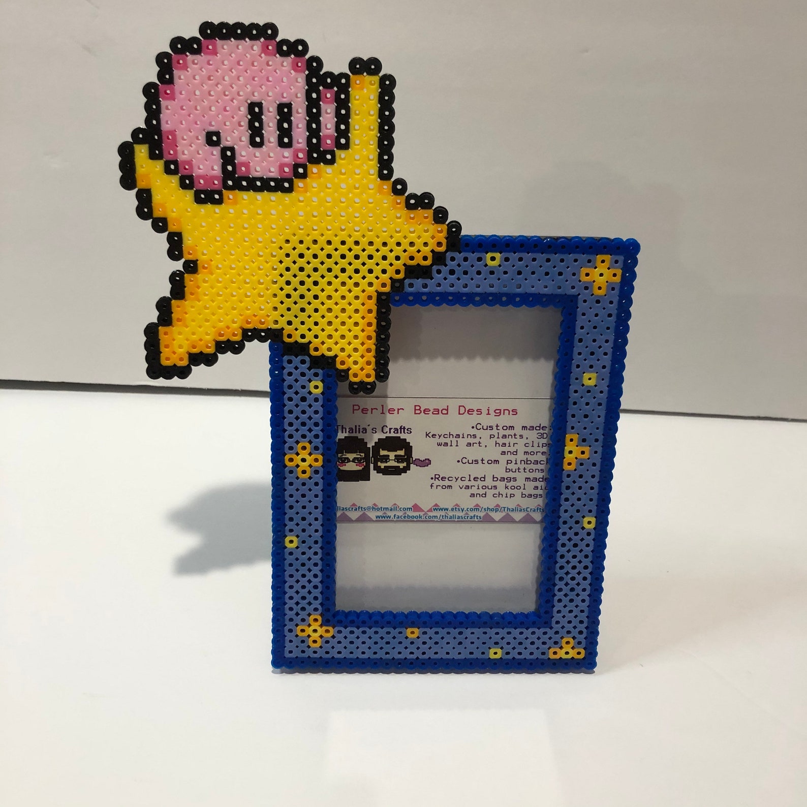 Kirby Picture Frame Videogame Frame 8bit Frame Wall Decor | Etsy